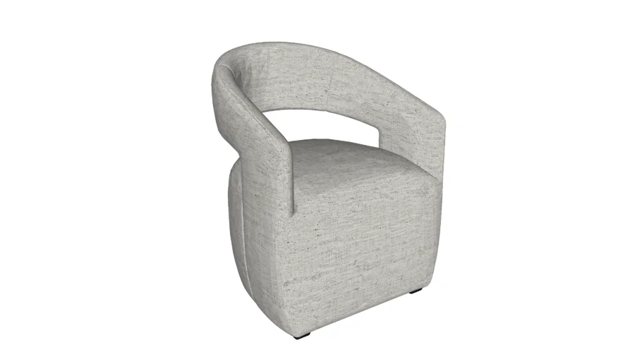 Albany Dining Chair Nomad Snow By Modloft | 3D Warehouse