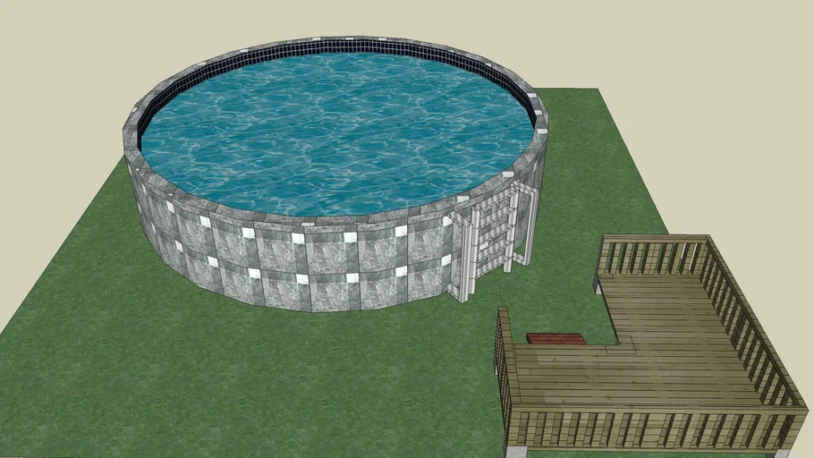 Pool and Deck | 3D Warehouse
