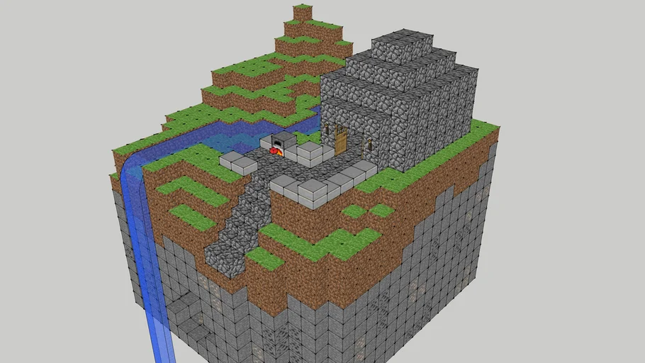 Minecraft Chunk. | 3D Warehouse