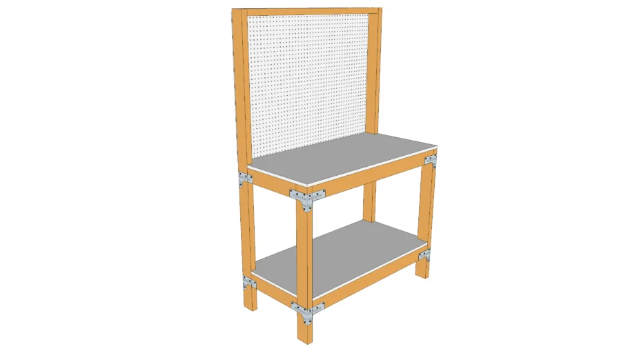 WBSK Heavy-Duty Workbench | 3D Warehouse