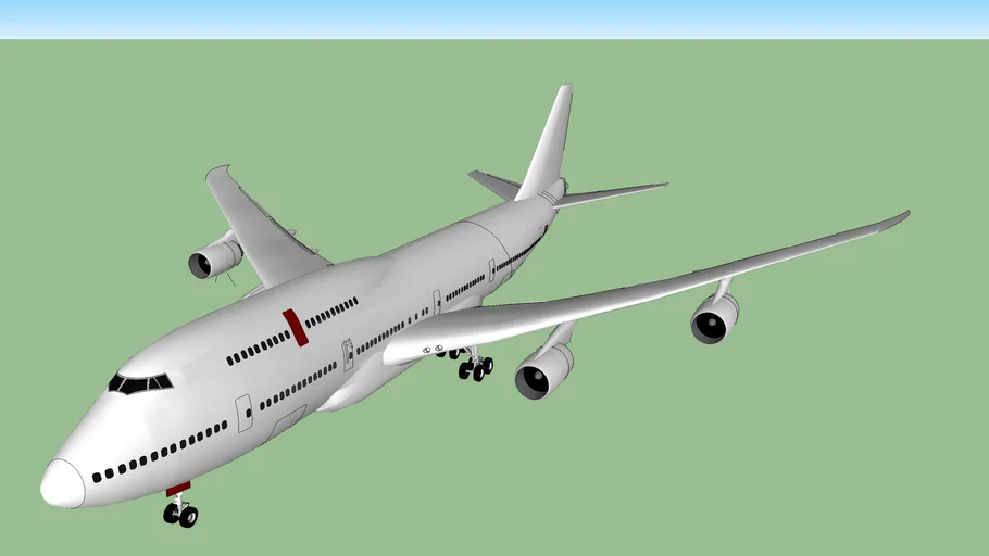 Template - Boeing 747-8I (AirbusA330's) V.1 | 3D Warehouse