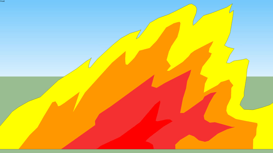 2D flames | 3D Warehouse