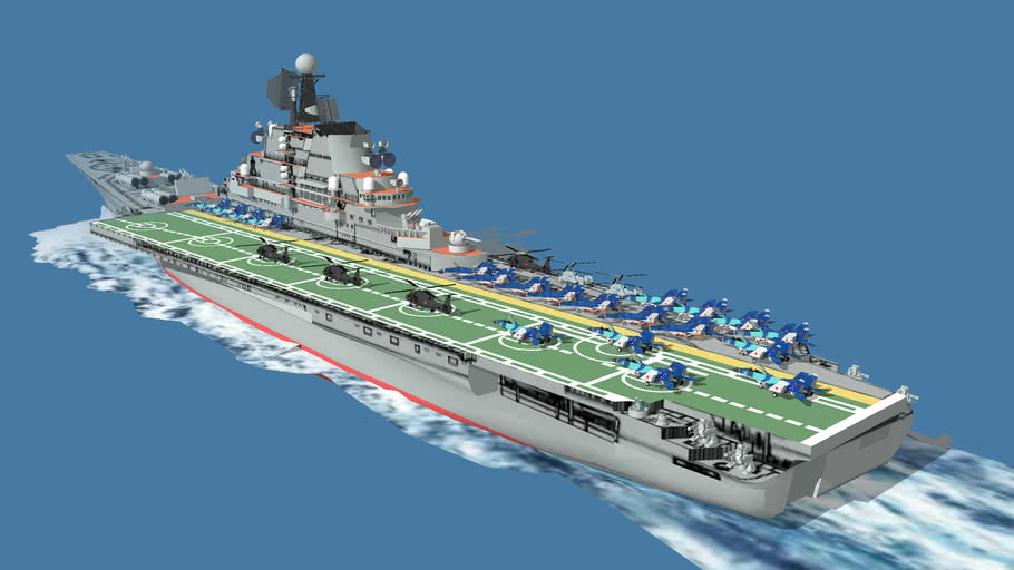 RUSSIAN AIRCRAFT CARRIER | 3D Warehouse