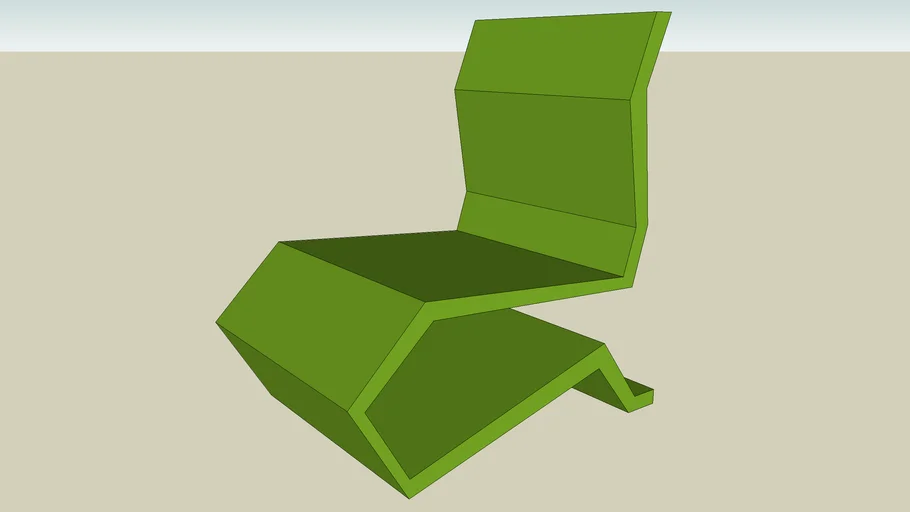 The Angular Chair | 3D Warehouse
