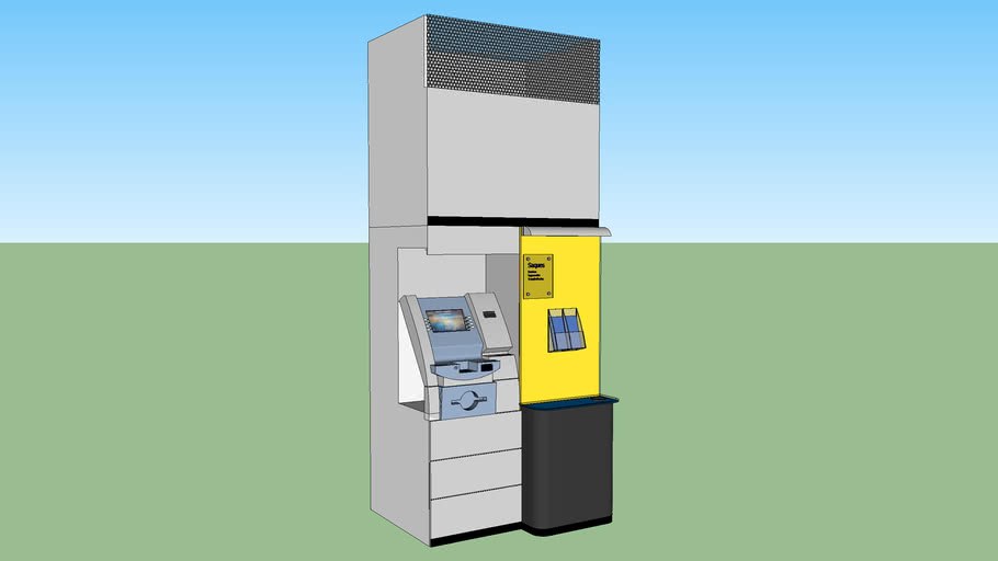 Terminal (ATM) com Carenagem | 3D Warehouse
