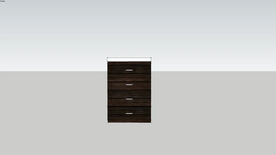 Sleak Cabinet(Drawers) | 3D Warehouse