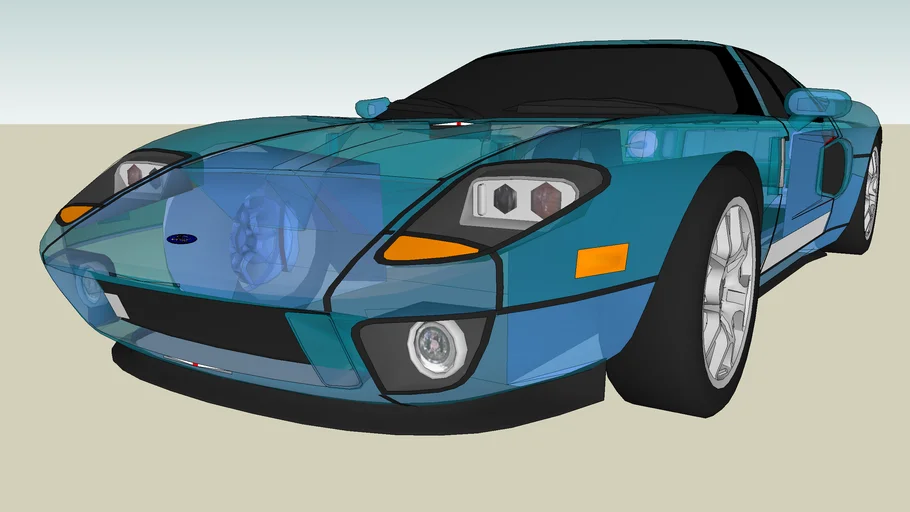 transparent ford gt | 3D Warehouse