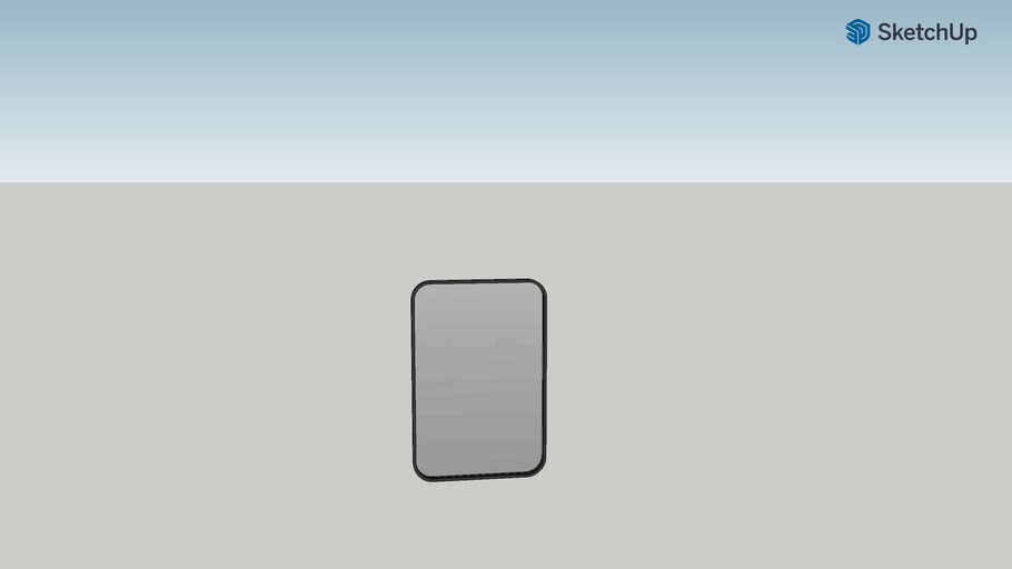 HUB RECTANGLE MIRROR | 3D Warehouse