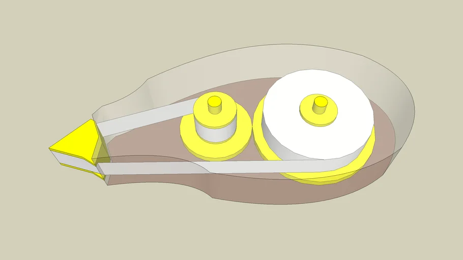 correction tape | 3D Warehouse