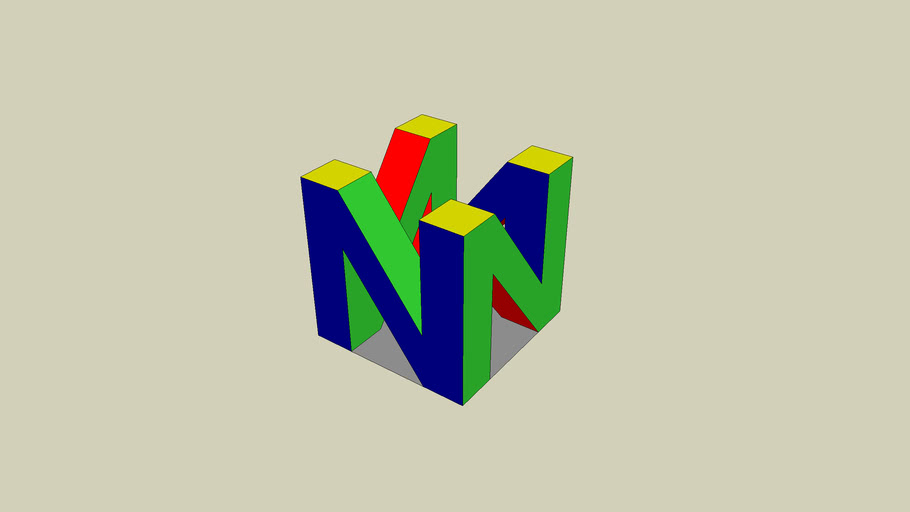 Logo Nintendo 64 | 3D Warehouse