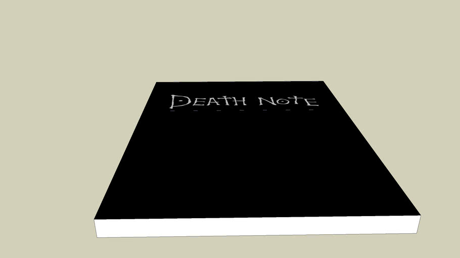 Death note | 3D Warehouse