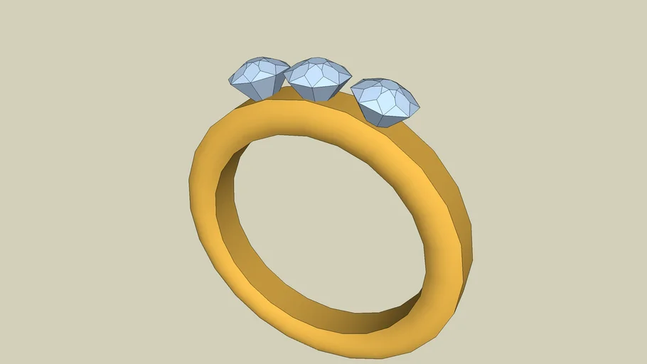 3-diamond ring | 3D Warehouse