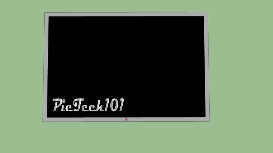 PieTech Widescreen Television | 3D Warehouse