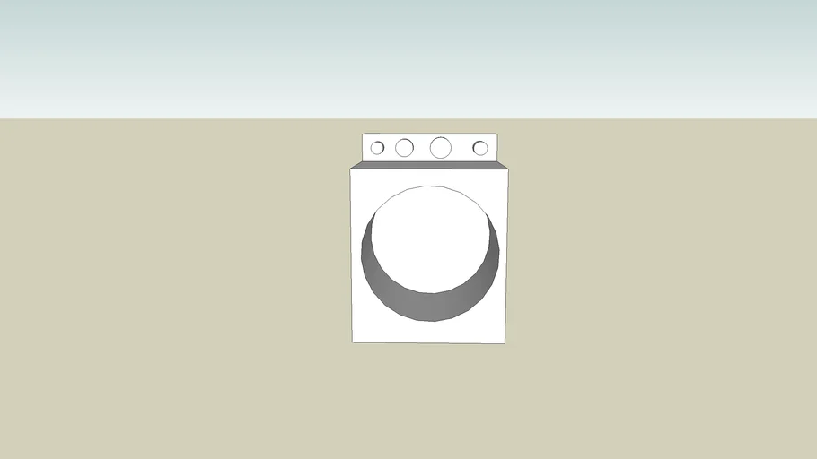 Washing machine | 3D Warehouse