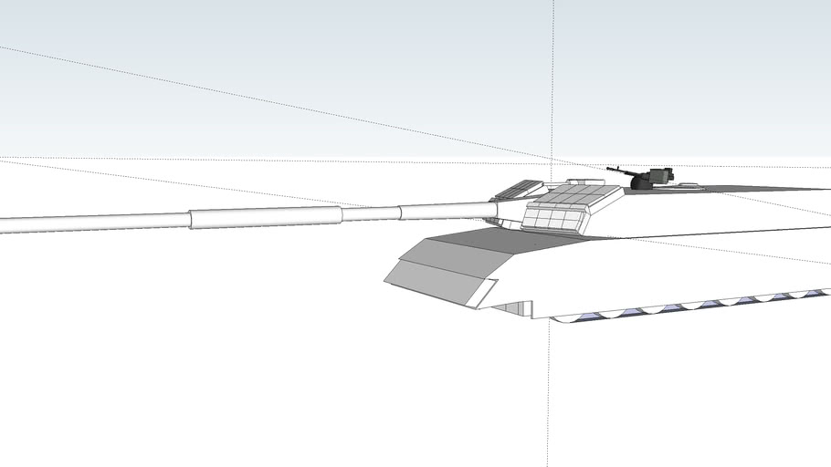 H-88A4 main battle tank 145mm | 3D Warehouse