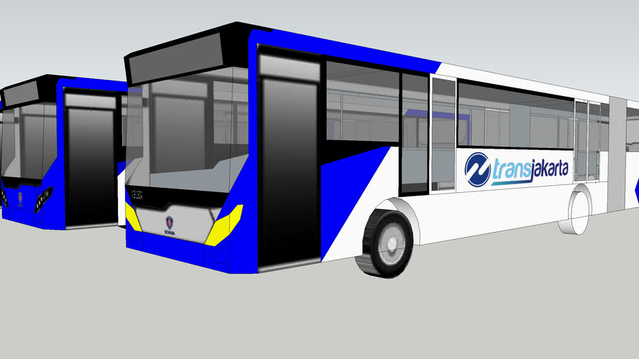 Bus Transjakarta | 3D Warehouse