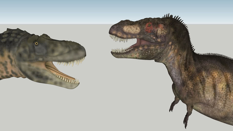 tarbosaurus vs tyrannosaurus rex | 3D Warehouse