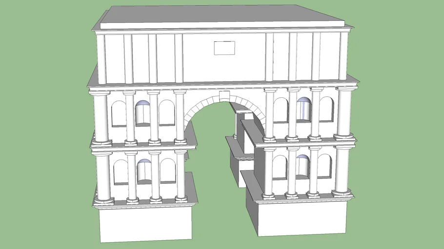 Quadrifrons Arch | 3D Warehouse