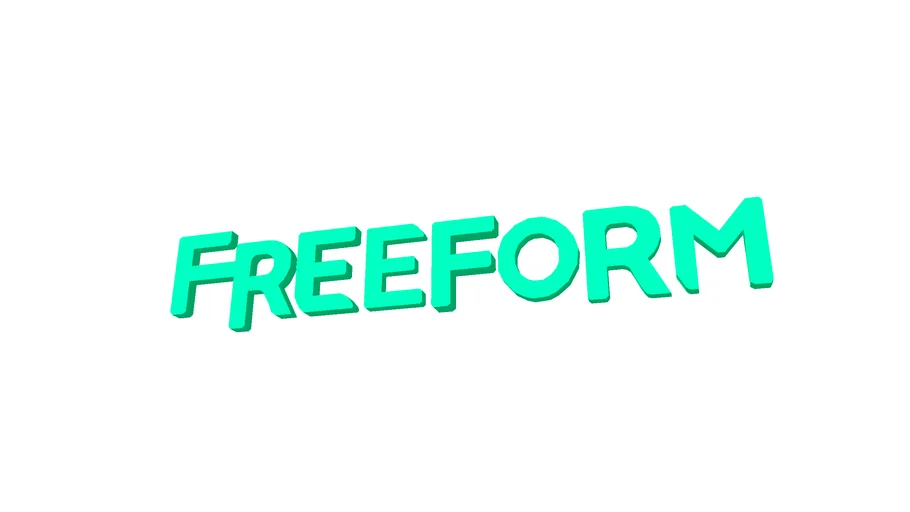 Freeform Second Logo (2016) Present | 3D Warehouse