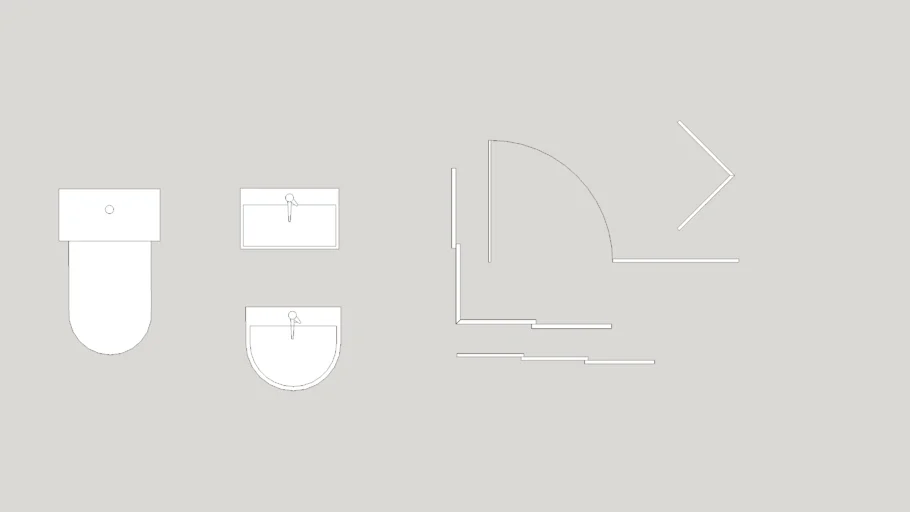 2D Bathroom | 3D Warehouse