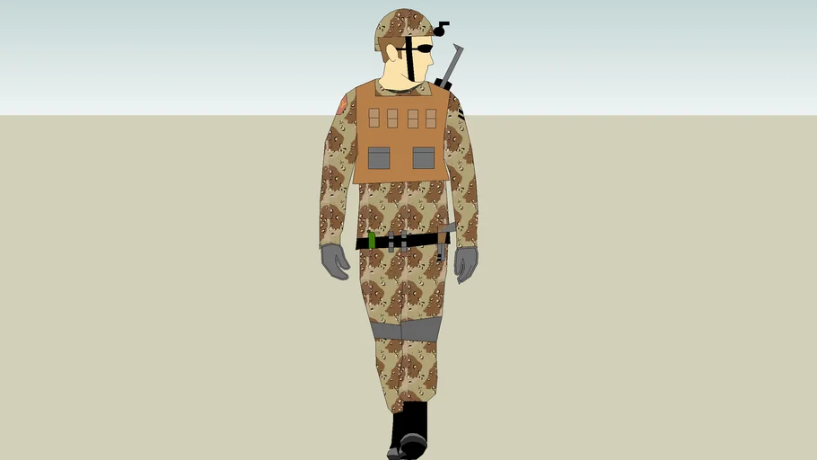 Soldier Bryce | 3D Warehouse