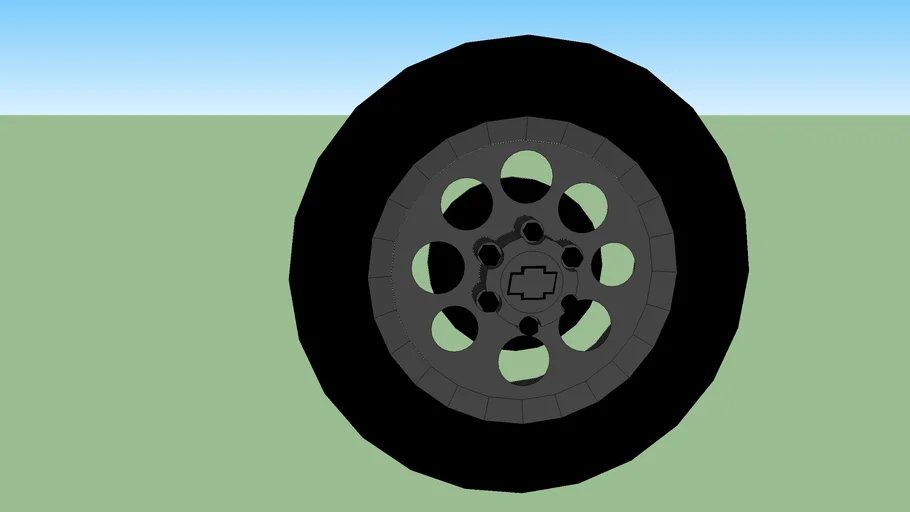 Base-Model Chevy 6-Lug Rims | 3D Warehouse