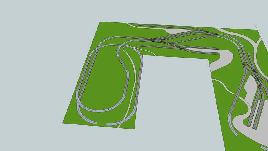 Model Train Layout | 3D Warehouse