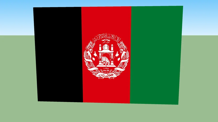 afghan flag | 3D Warehouse