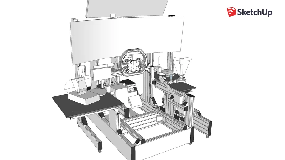 Super sturdy Driving/Flying Sim Rig - v 1.1 | 3D Warehouse