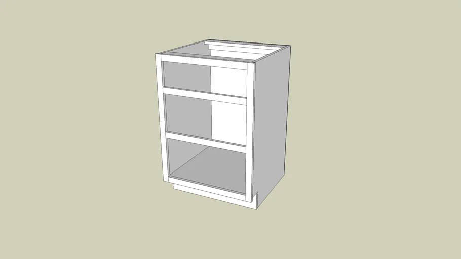 Example - Extended side panels, back panel extended full height | 3D ...