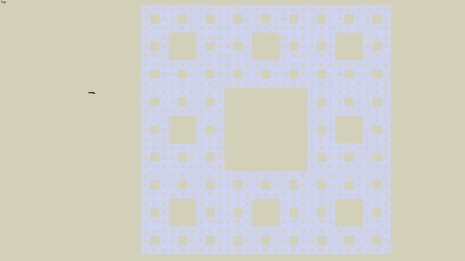 Menger Sponge | 3D Warehouse