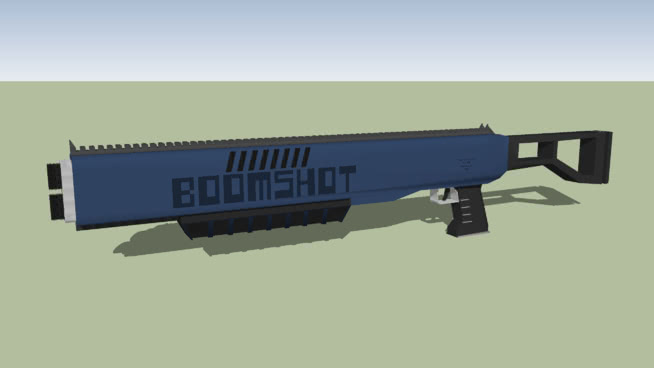 Karyoku Industries BoomShot Pump Action Shotgun - Civilian | 3D Warehouse