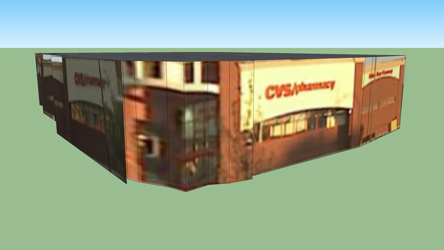 CVS Pharmacy at Fort and Champaign in Lincoln Park, MI 48146, USA | 3D ...