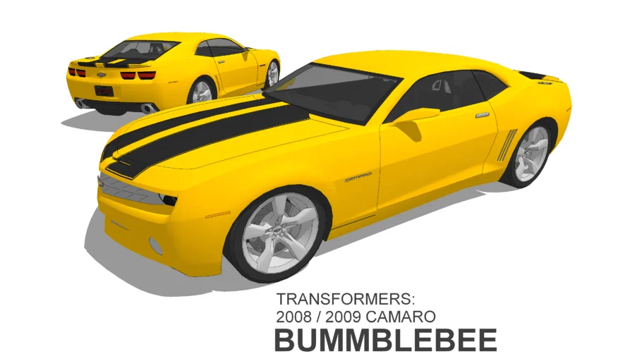 Bumblebee: 2008 / 2009 Concept Camaro | 3D Warehouse