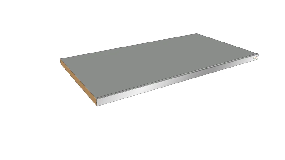 SSG Tabletop 50 Grey vinyl with aluminium edge Item No. 200308 | 3D ...