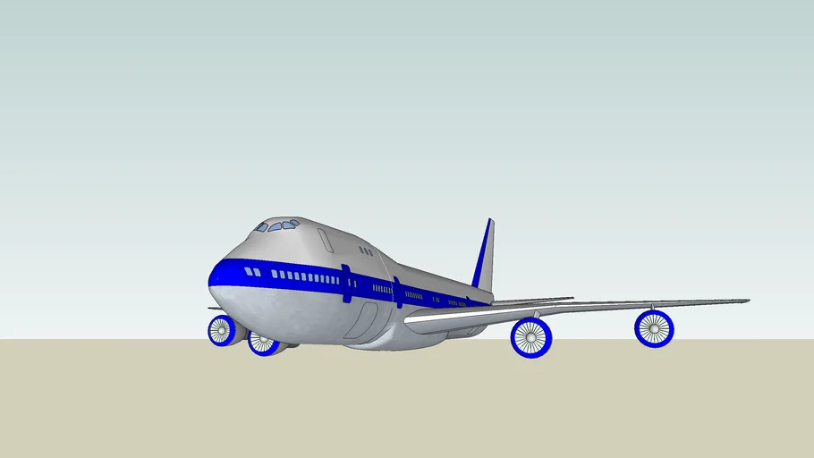 Aircraft 747/100 | 3D Warehouse