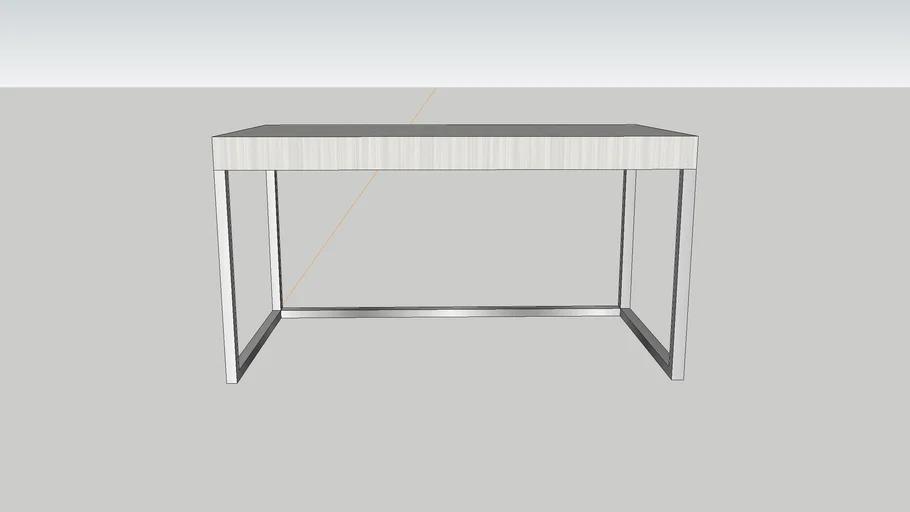 Study Desk #2 | 3D Warehouse