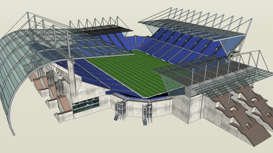 Detailed Rugby Stadium | 3D Warehouse