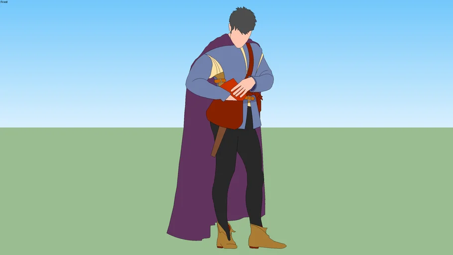 People_2D_Fantasy_Patron | 3D Warehouse