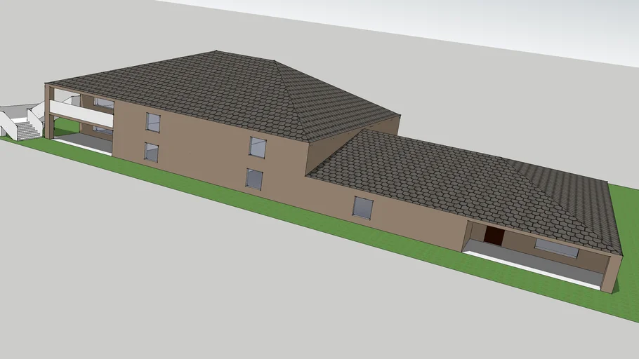 3 houses in one | 3D Warehouse