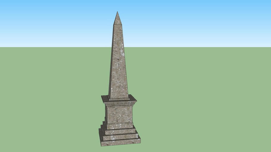 Obelisk tombstone | 3D Warehouse