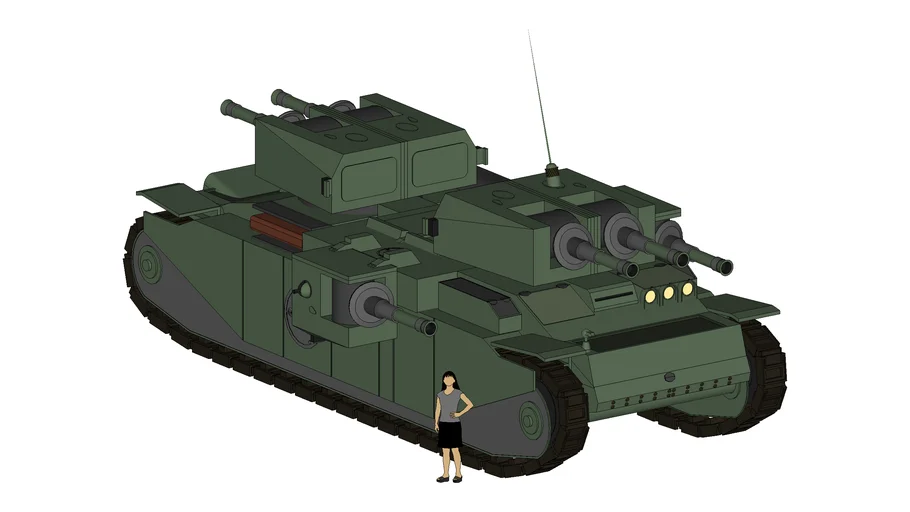 PT-70 'Titan' Heavy Assault Tank | 3D Warehouse