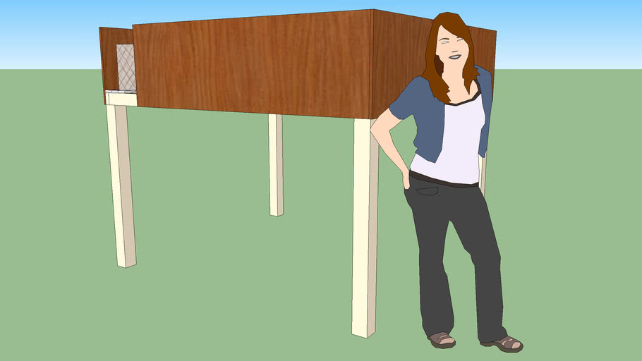 Partial Loft Bed Design v1 | 3D Warehouse