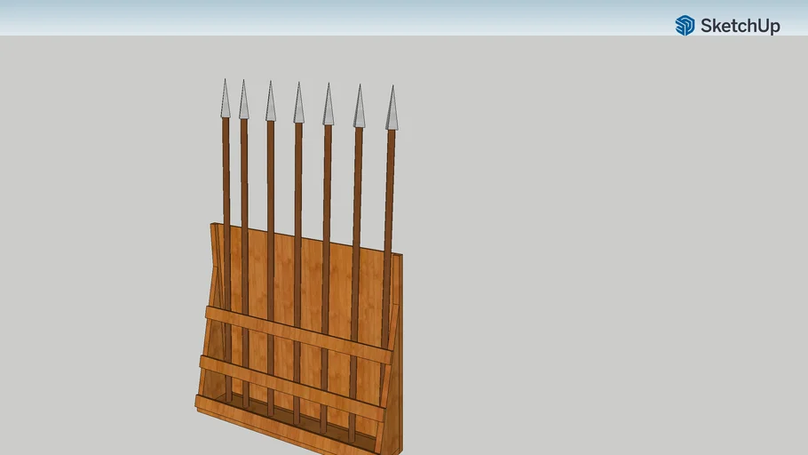 Weapon Rack-Spear | 3D Warehouse