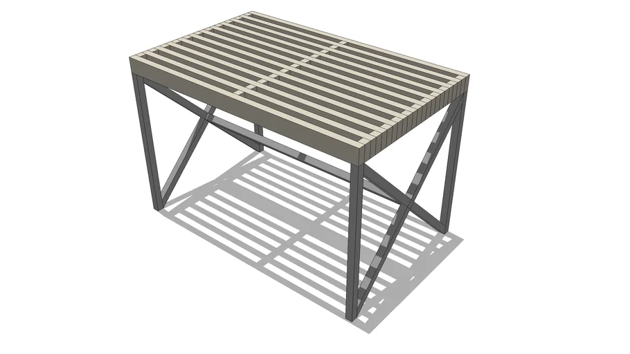 contemporary bench | 3D Warehouse