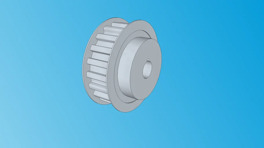 Timing Pulley_15 tooth | 3D Warehouse