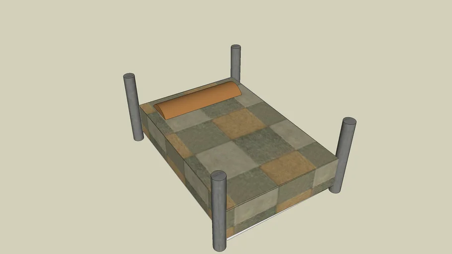 Simple Bed | 3D Warehouse