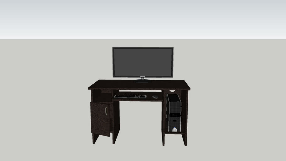 Computer and Table | 3D Warehouse