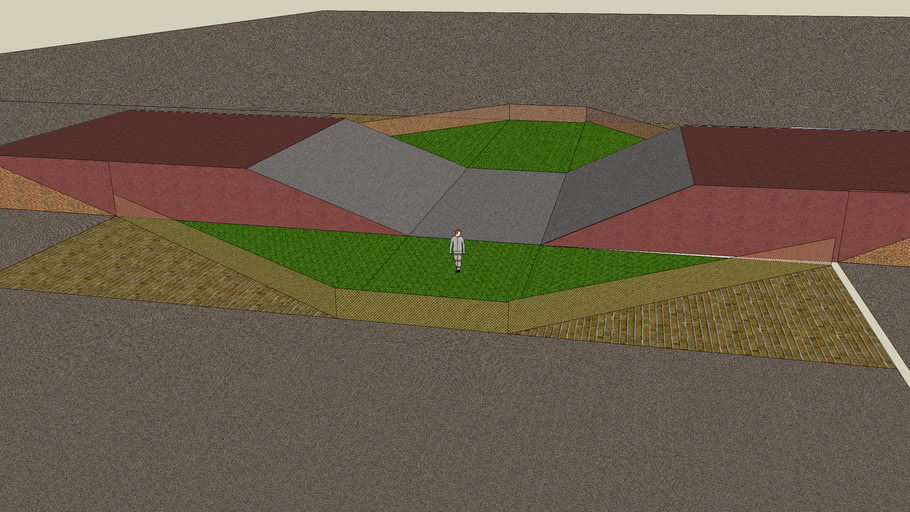 concrete half pipe (old school) | 3D Warehouse