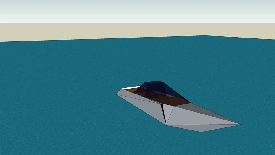 Design boat simple lines | 3D Warehouse